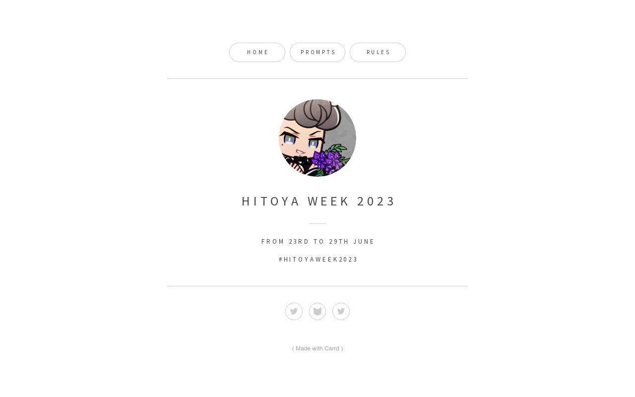 Hitoya Week 2023